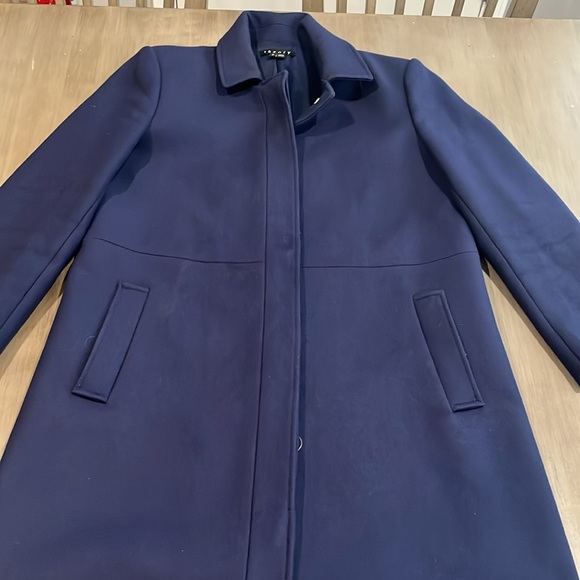 Theory | Jackets & Coats | Theory Wool Coat Navy Blue | Poshmark
